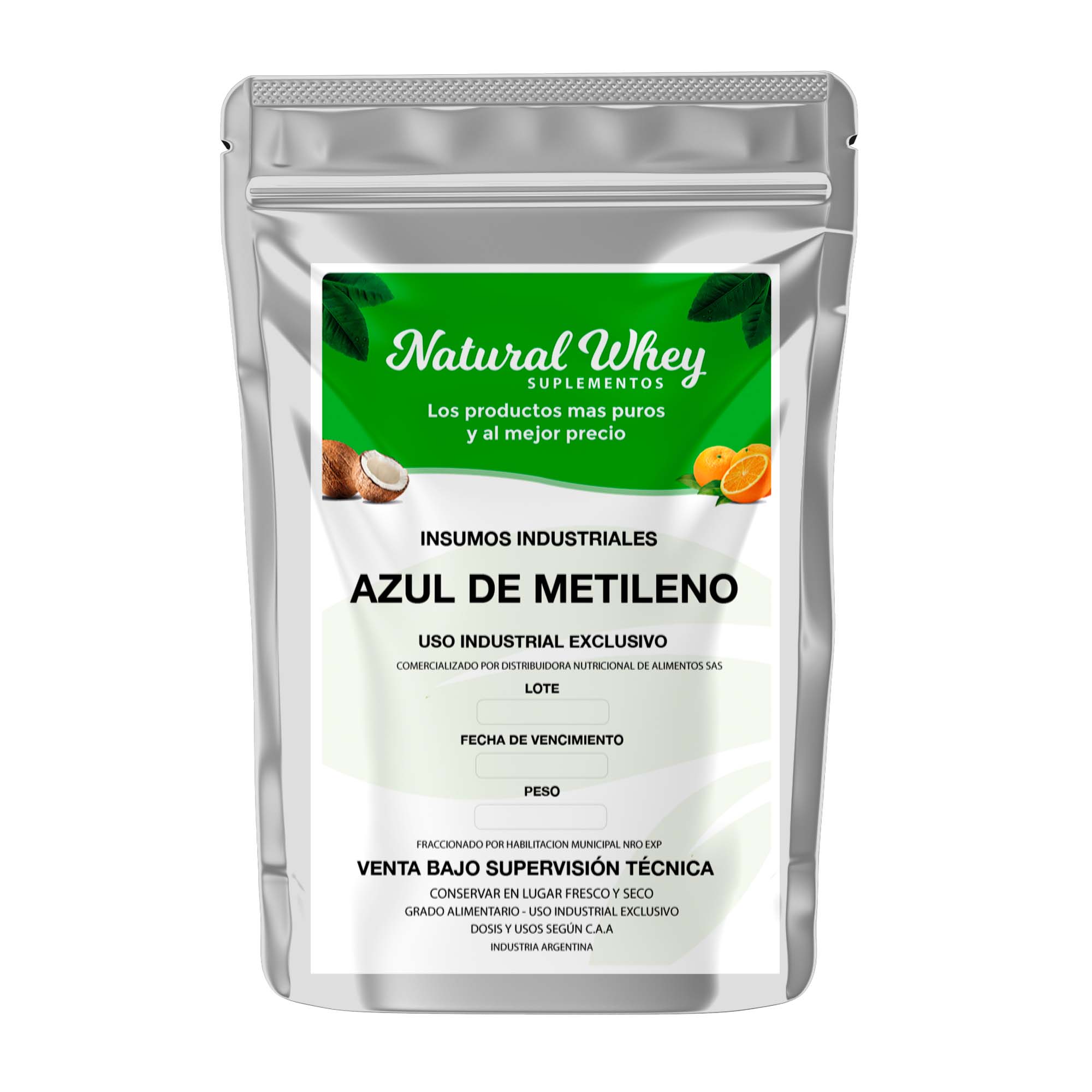 AZUL DE METILENO PURO EN POLVO – Natural Whey Suplementos