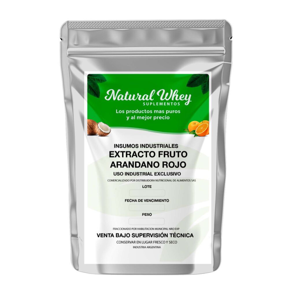 EXTRACTO FRUTO ARANDANO ROJO – Natural Whey Suplementos